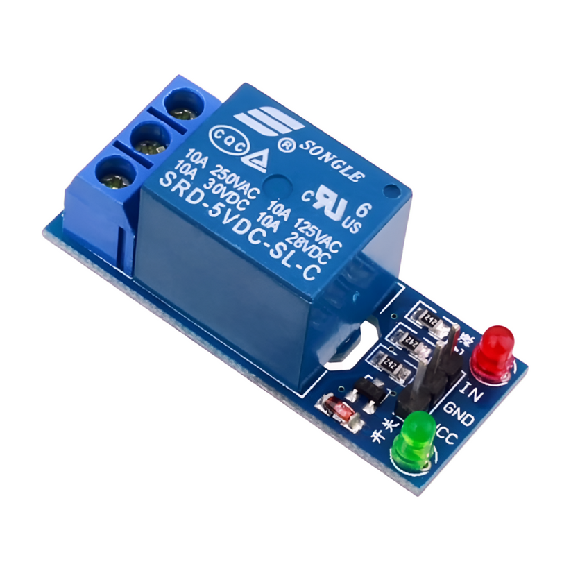 5V 1 Channel Relay Module Without Optocoupler – ControllersTech®