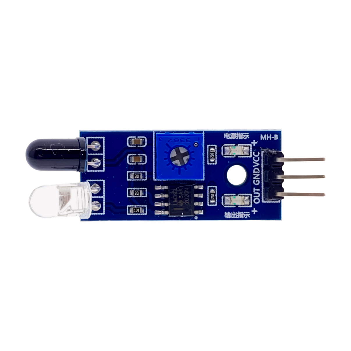 IR (InfraRed) Proximity Sensor for Obstacle Sensing and Line Follower ...