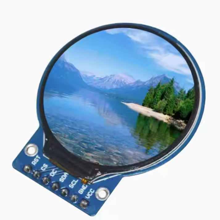 1.28 Inch GC9A01 Round TFT LCD Display Module – ControllersTech®