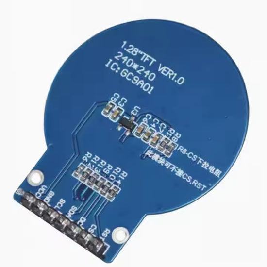 1.28 Inch GC9A01 Round TFT LCD Display Module – ControllersTech®